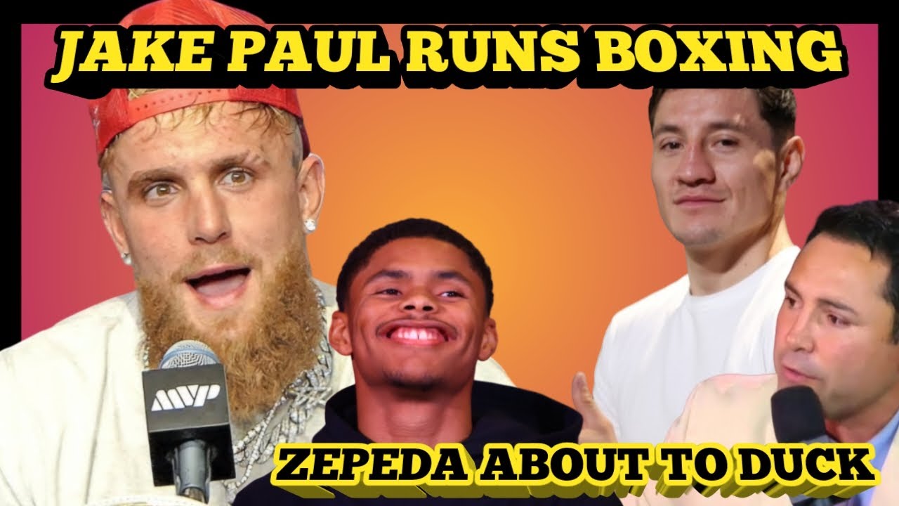 SHOCKING PROOF: JAKE PAUL OFFICIALLY TAKES OVER BOXING ! OSCAR & ZEPADA ...