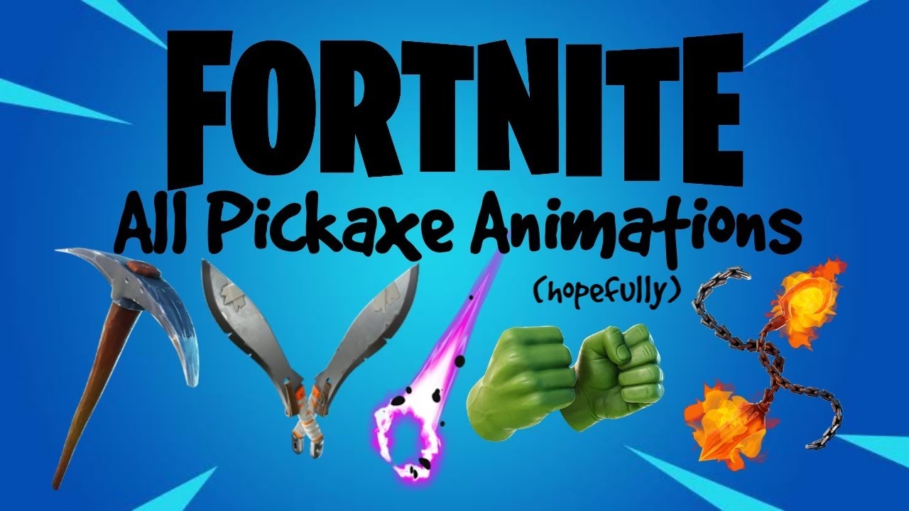 [OUTDATED] Fortnite: Pickaxe Animations - YouTube