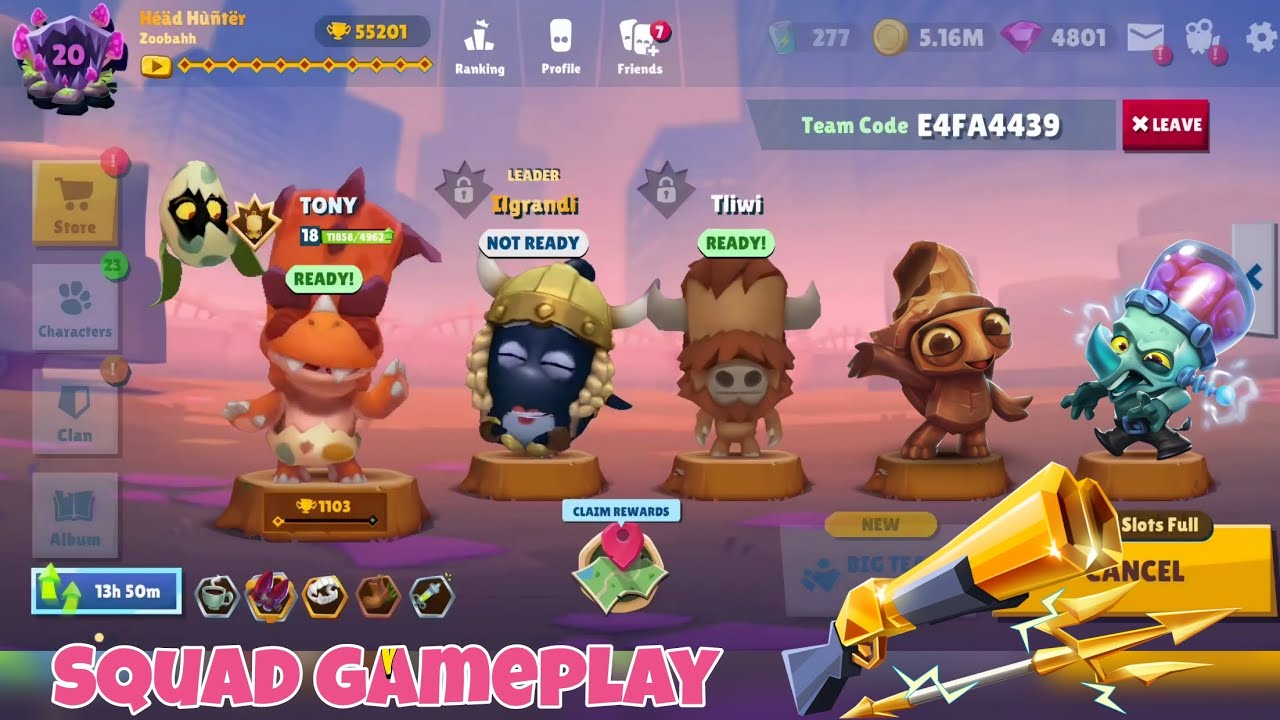Zooba Squad Tony Wanda Buck Shelly Zac Ability Unstoppable 20 Gameplay ...