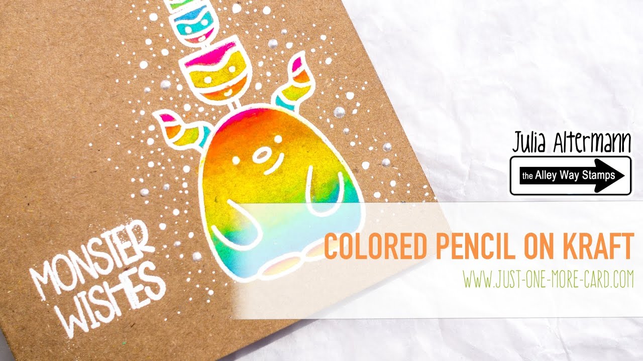 Colored Pencil on Kraft Card Stock - YouTube