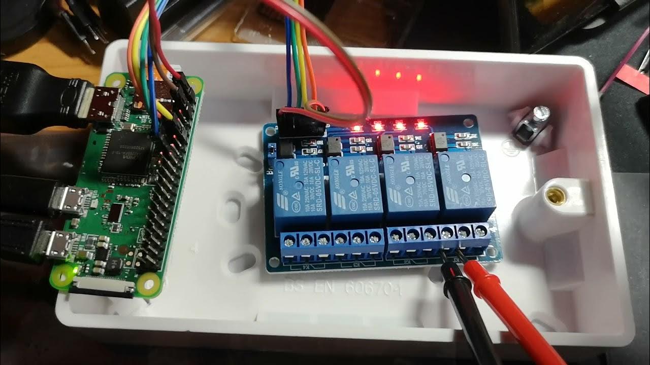 Raspberry Pi Zero and 4 Channel Relay - YouTube