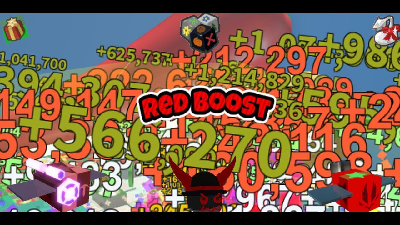 Bee Swarm Simulator- my best boosting (useing Festive Bean) - YouTube