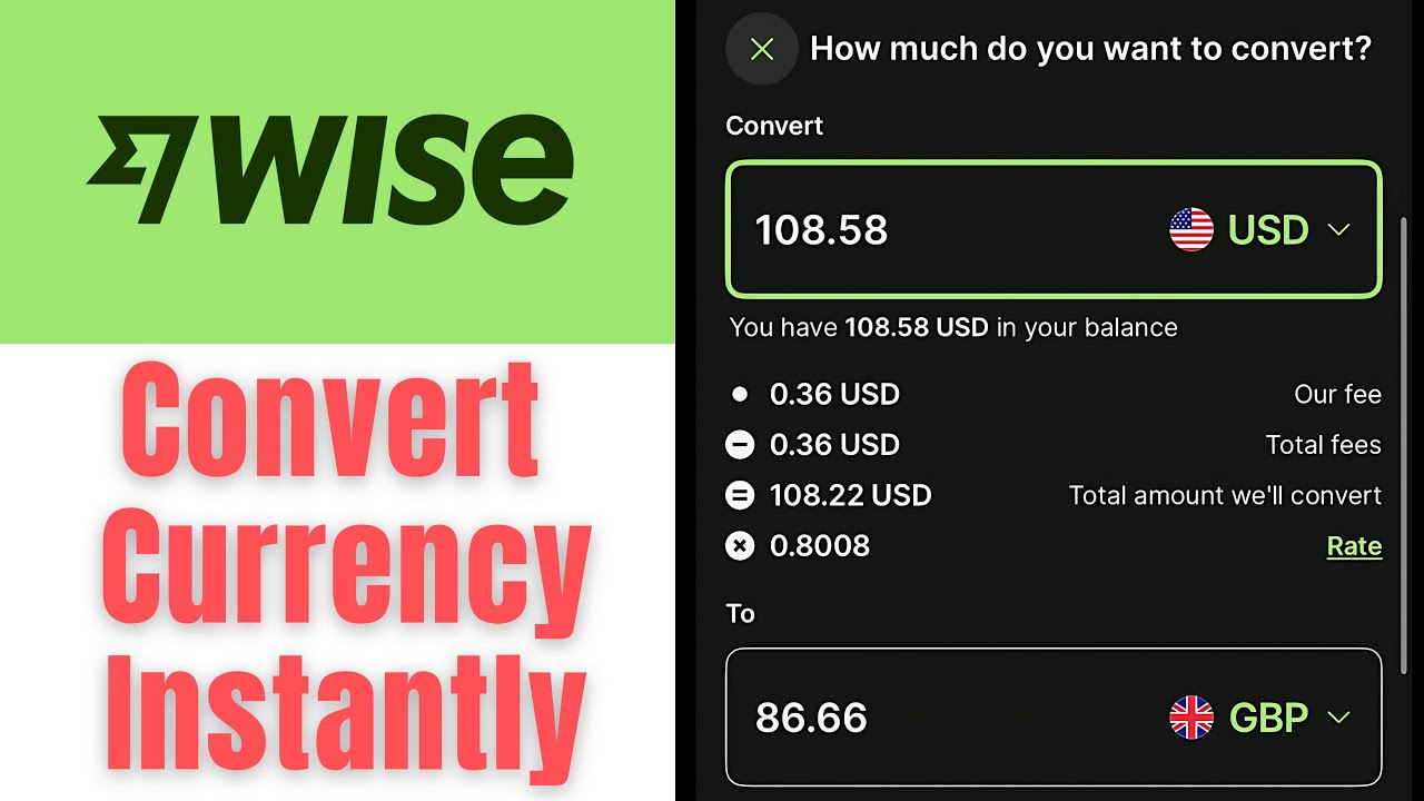 WISE APP: Convert Any Currency Instantly - YouTube