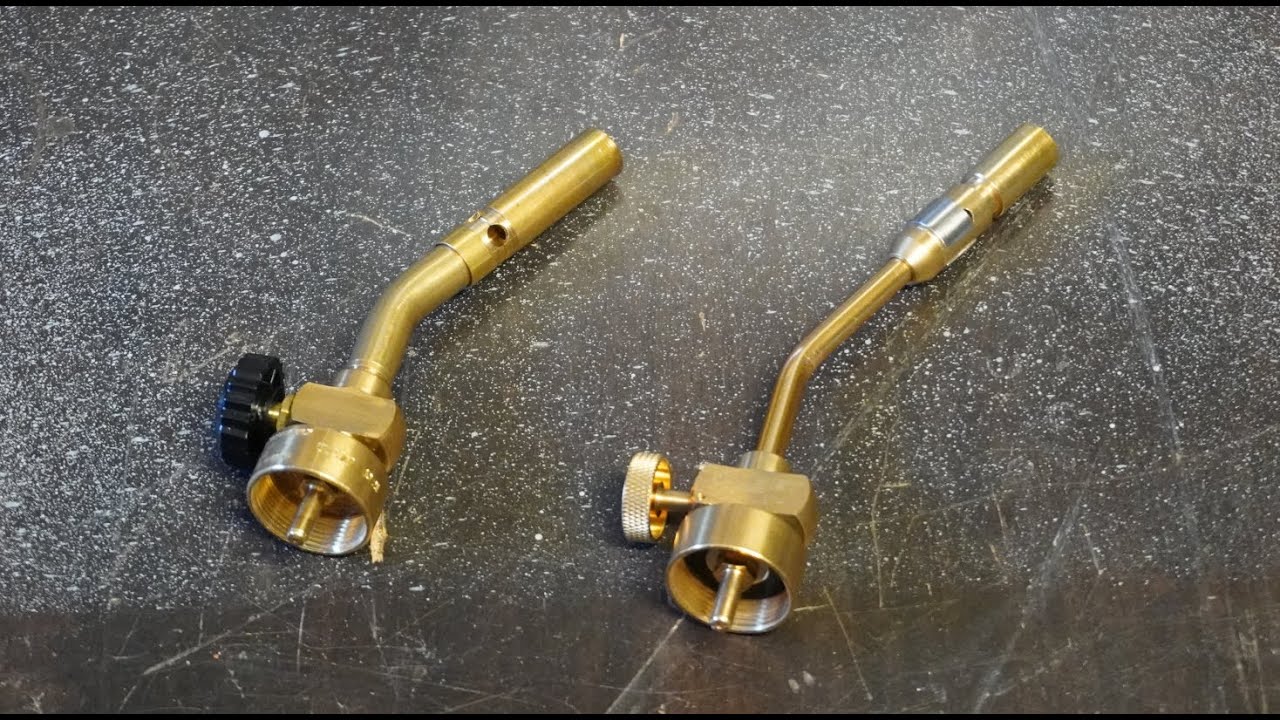 Propane pencil torches - Bernzomatic vs Cigweld BlueJet JET411 - YouTube