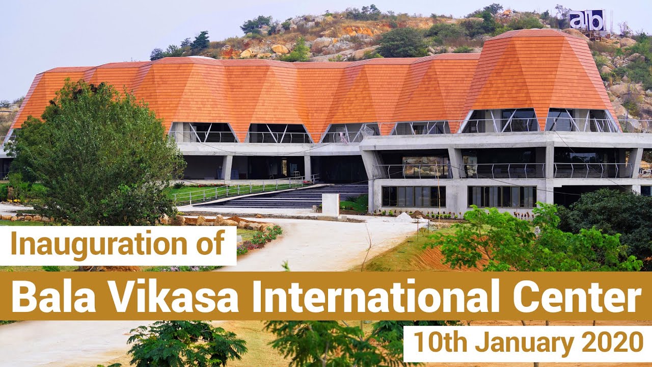Grand inauguration of Bala Vikasa International Center in Hyderabad - YouTube