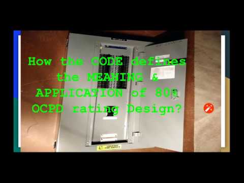 THE 80% OCPD RATING DESIGN INTERPRETATION & APPLICATION BASED ON PEC ...