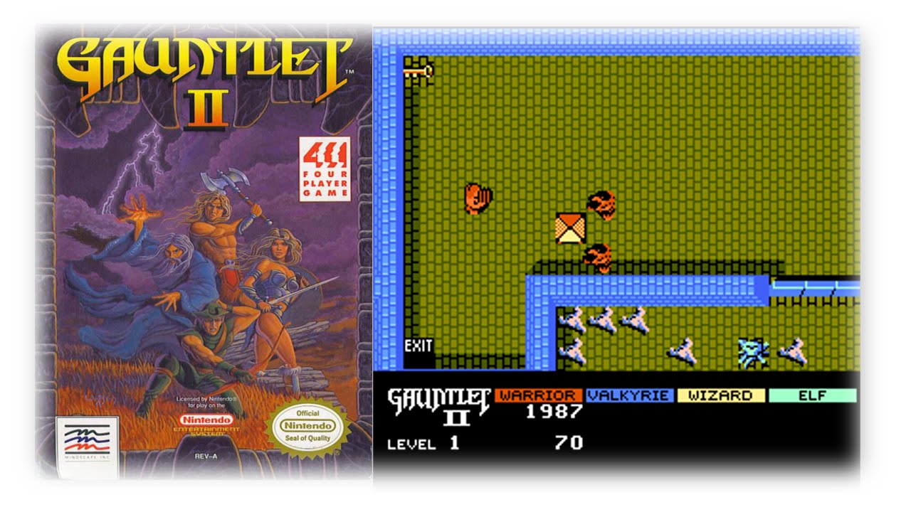 Gauntlet 2 | Tengen | NES | 1990 - YouTube