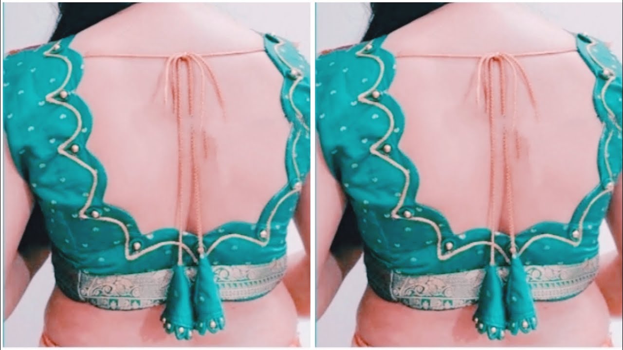 Beautiful Blouse Designs cutting and stitching video//cutting and ...