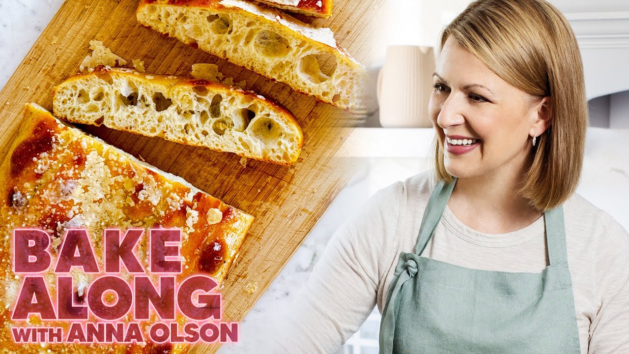 How to Make Focaccia Bread! | Bake Along w/ Anna Olson - YouTube