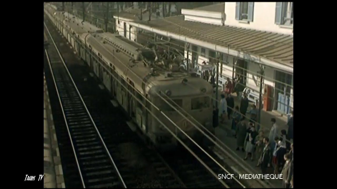 De A à Z. Les Automotrices électriques de la SNCF (1963) - YouTube