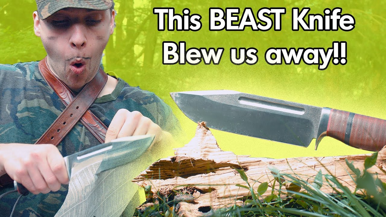 This knife is on STEROIDS! THE BEAST IS HERE! PWCustom TANK - YouTube
