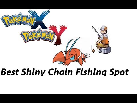 The Best Shiny Chain Fishing Spot in Pokemon X/Y - YouTube