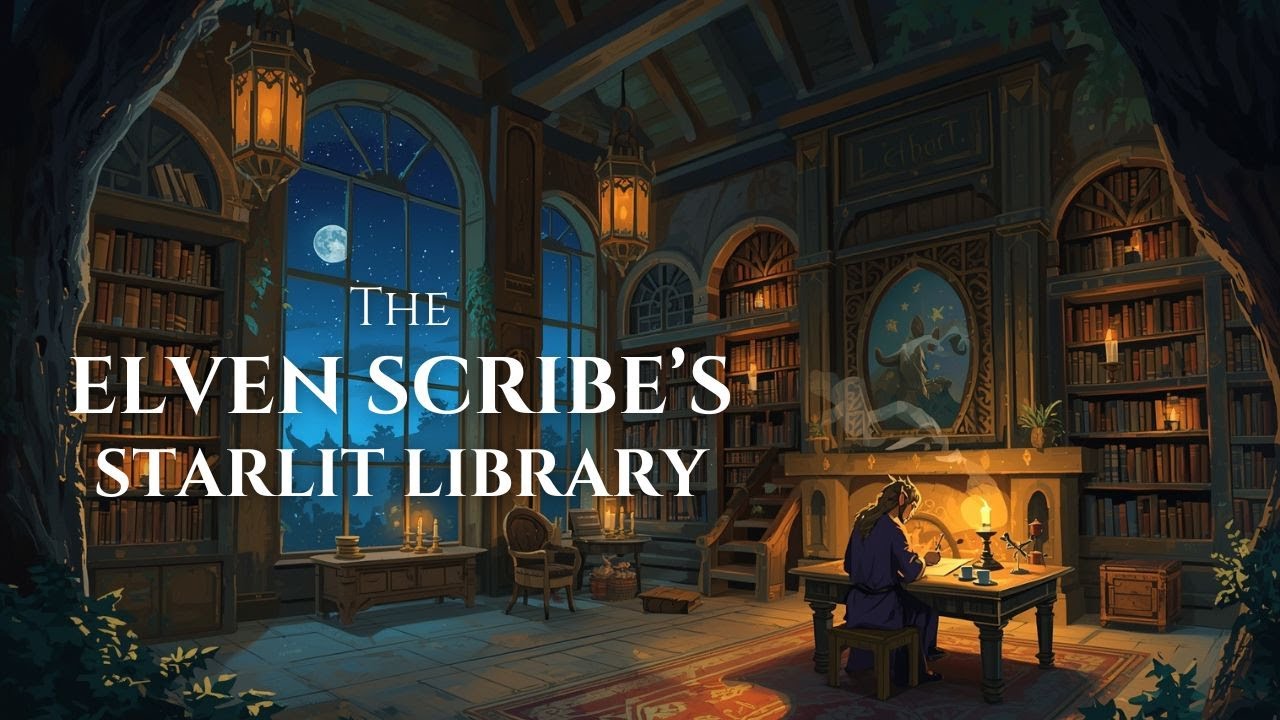 Fantasy Medieval Music for Focus & Calm | The Elven Scribe’s Starlit ...