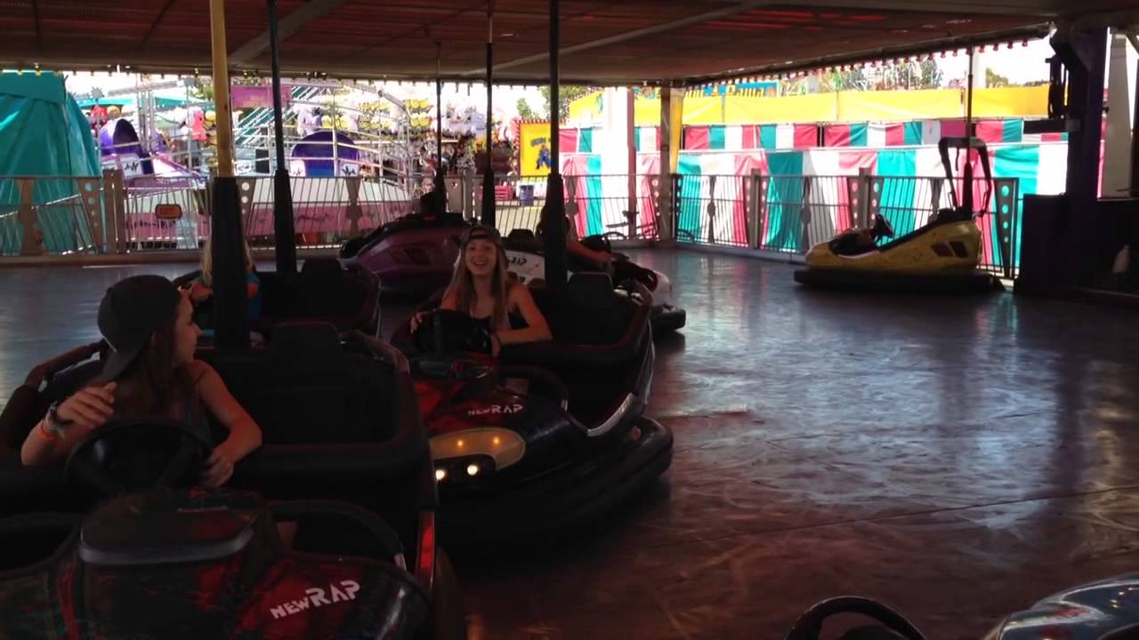 Bumper Car Fun at the Ca State Fair - YouTube