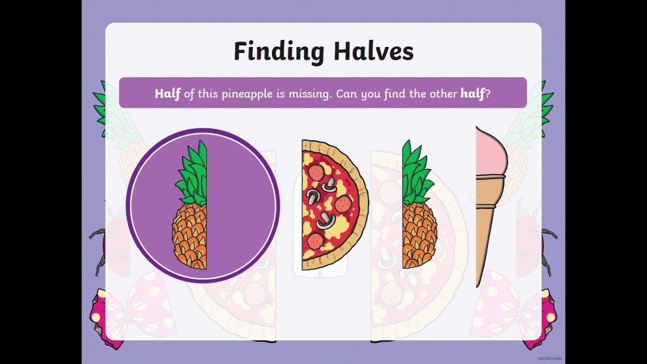 FS2 Maths Task Halving shapes - YouTube