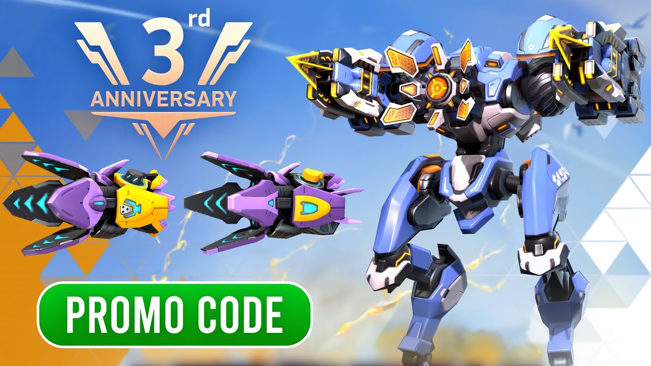 Mech Arena 3 Years PROMO CODE - Mimicker, Howler 16 & 12 Unlock - YouTube
