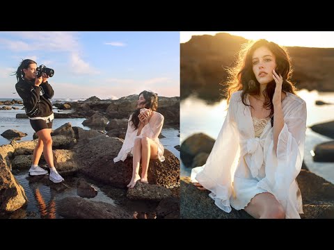 Golden Hour Natural Light Photoshoot, Master Backlit Portraits, Behind the Scenes