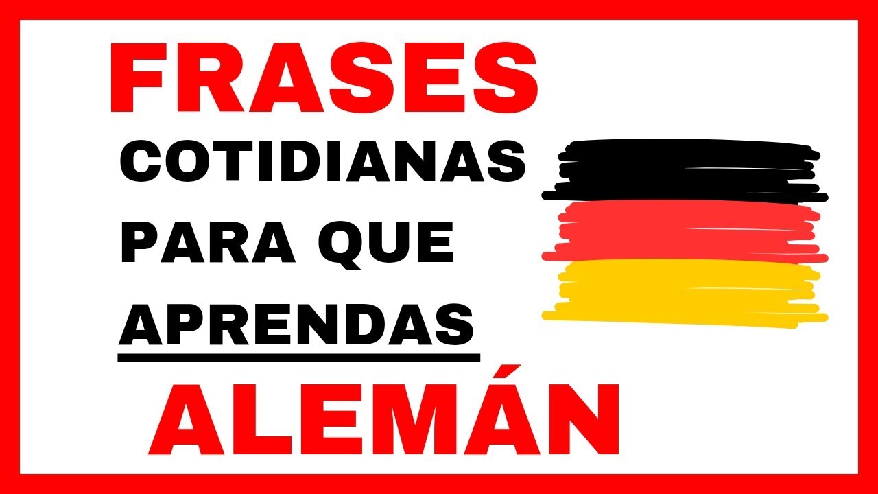 Frases en alemán que debes conocer y aprender 💥🇩🇪 - YouTube