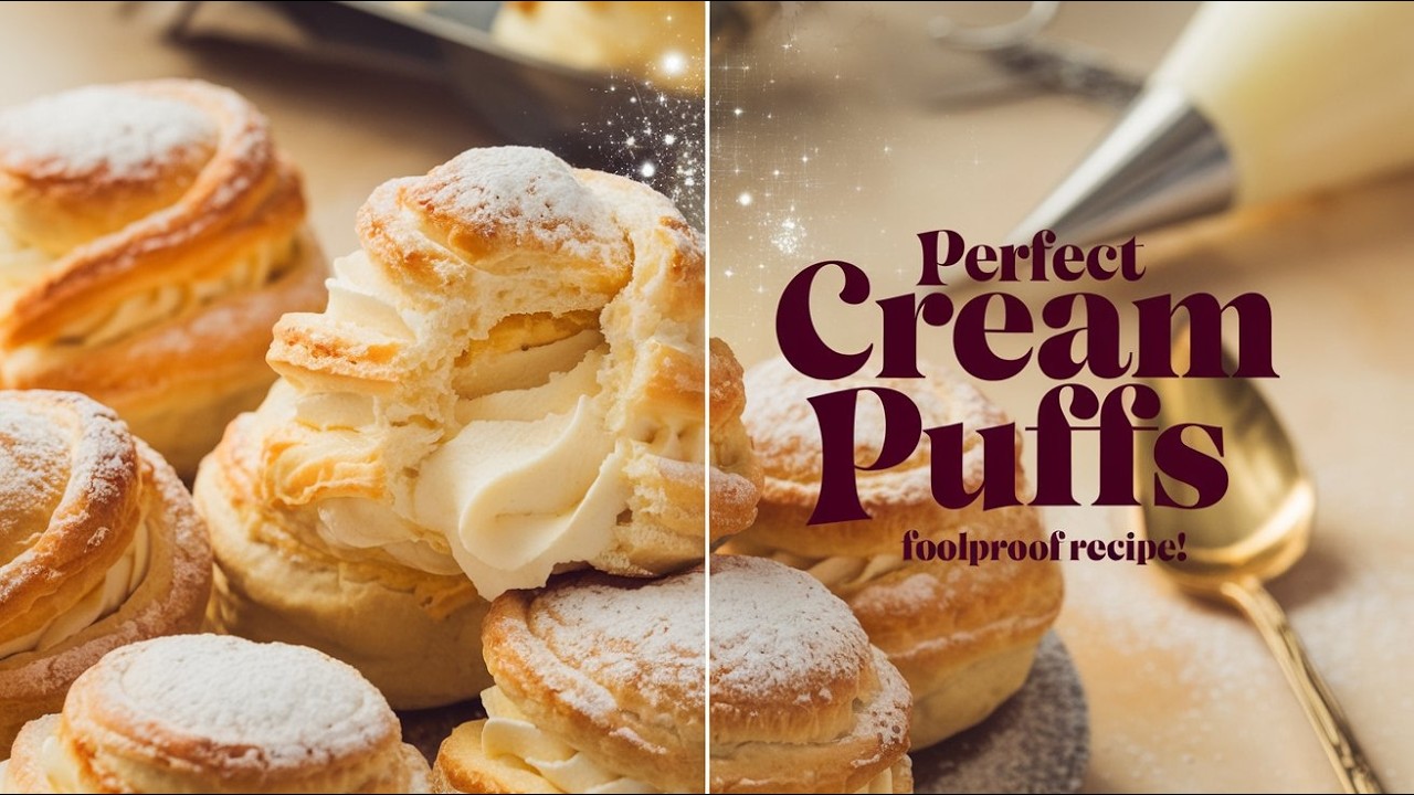 How to Make PERFECT Cream Puffs That Melt in Your Mouth Foolproof ...