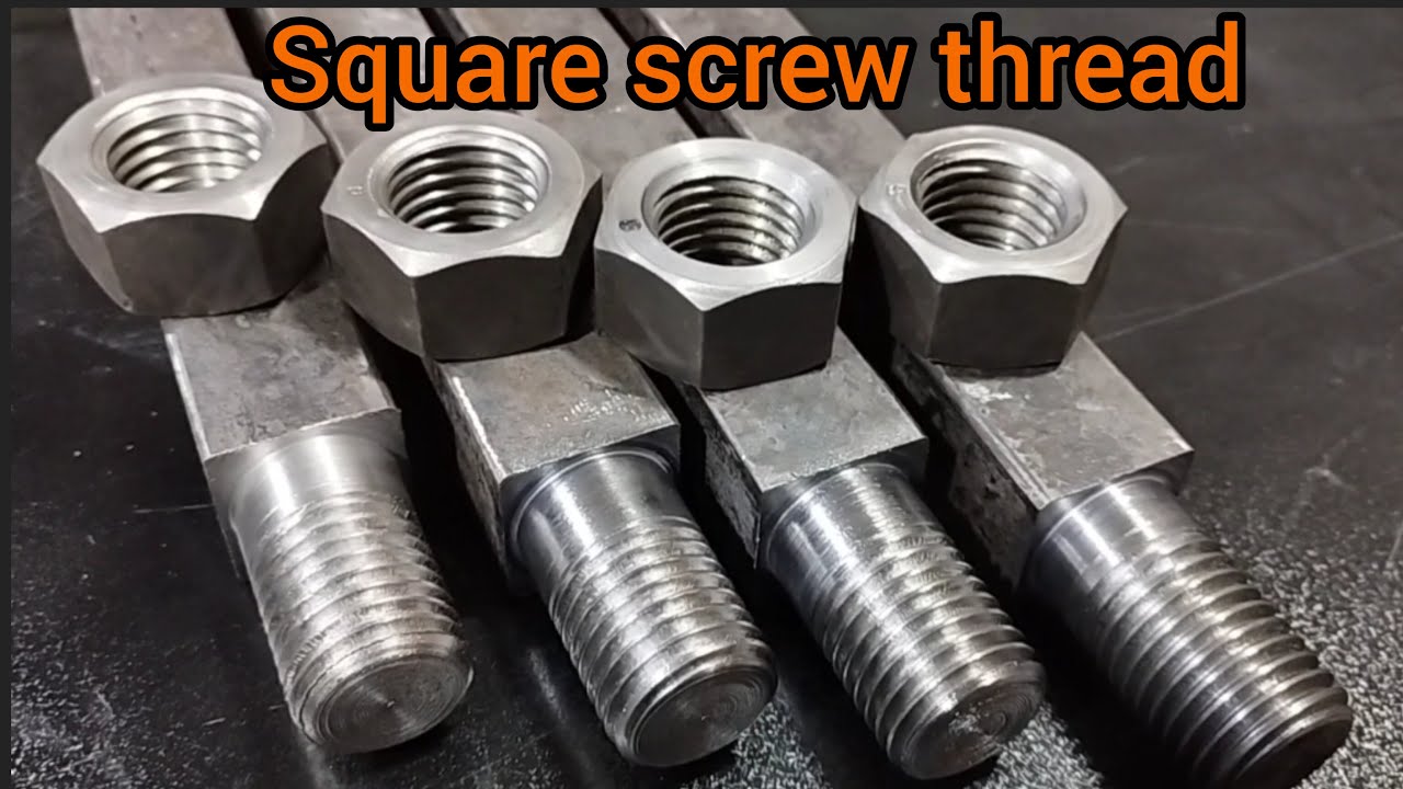 Square screw thread:(Construction Education) - YouTube