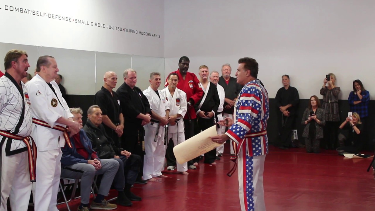 Keith Vitali promotion to 10th Degree Black Belt by Allen Steen and The ...
