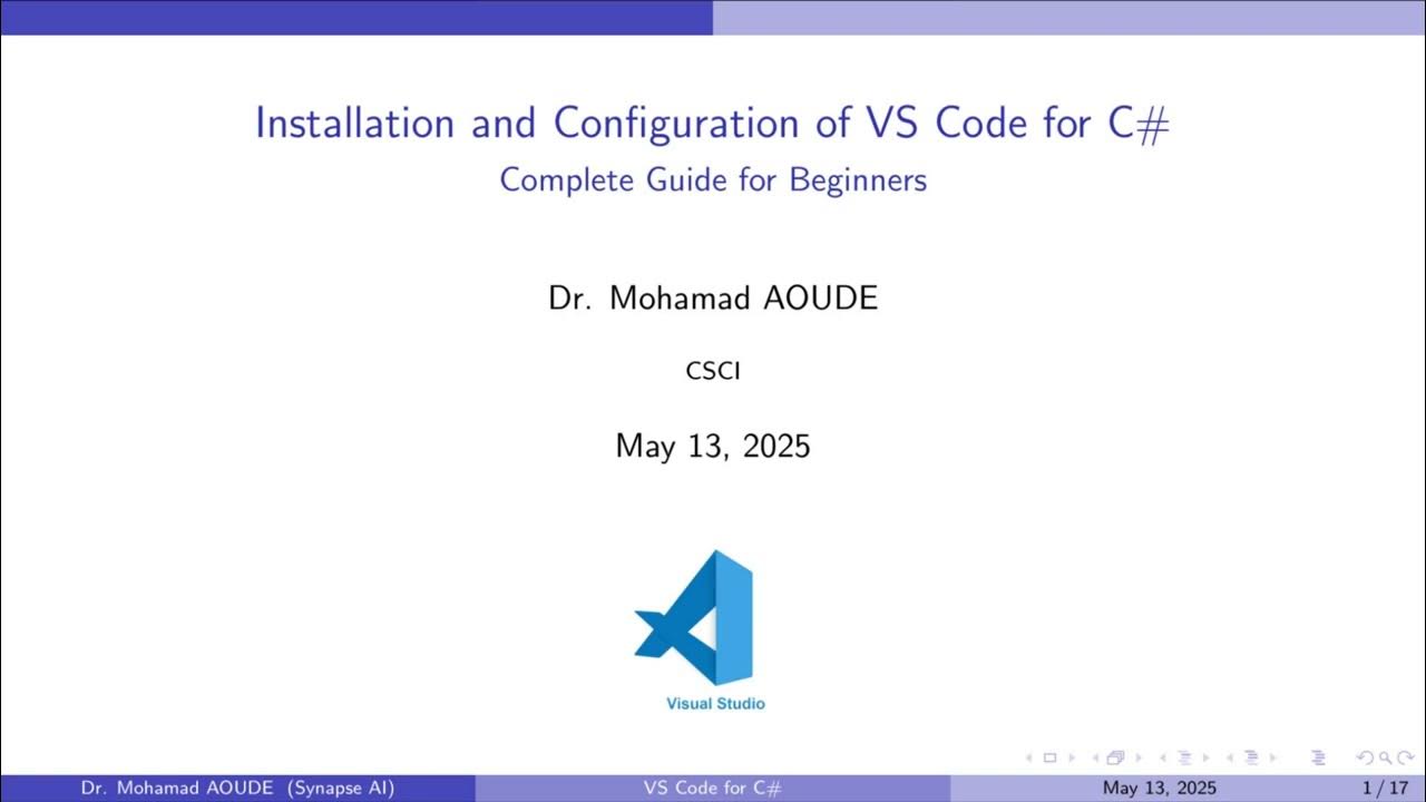 Introduction to programming using c# sharp Lecture 01 - YouTube