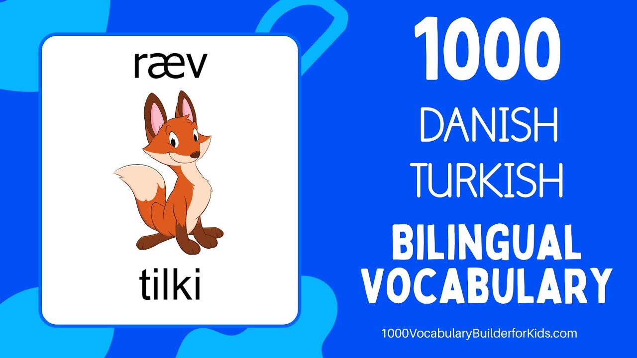 Learn Danish Turkish 1000 Bilingual Vocabulary for Beginners Lære Dansk ...
