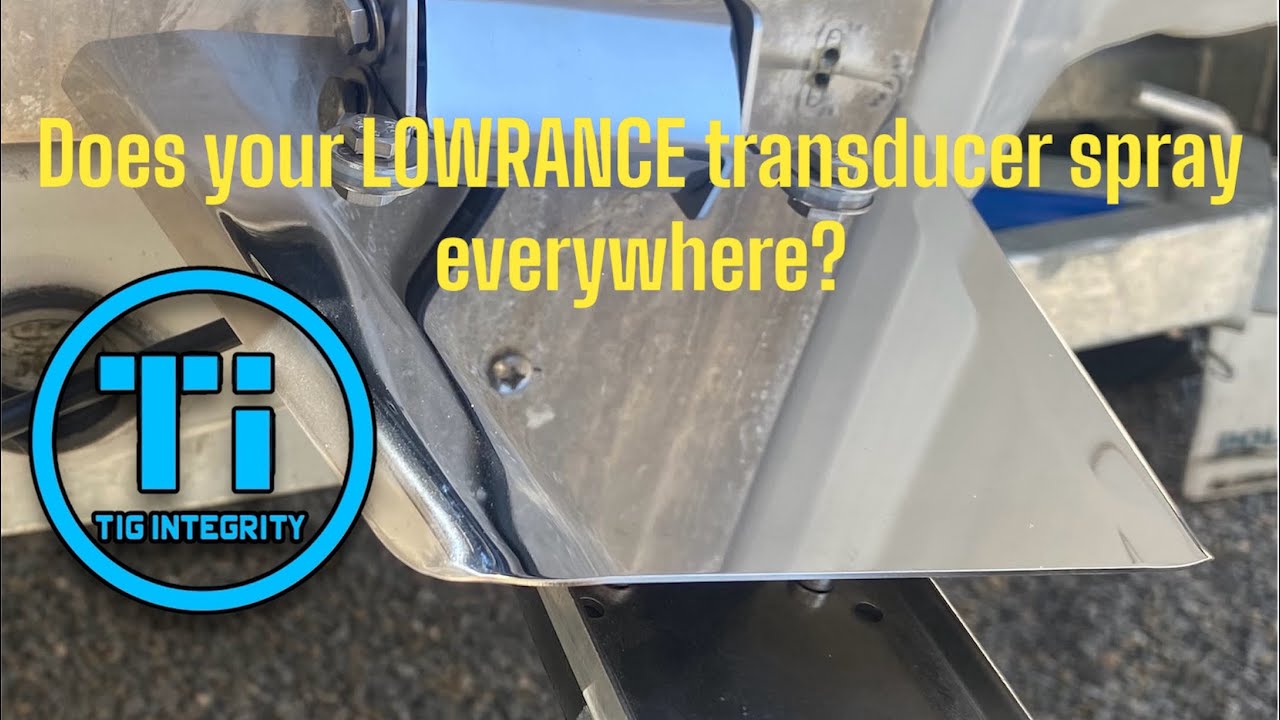Transducer spray deflector to specifically suit Lowrance transducers ...