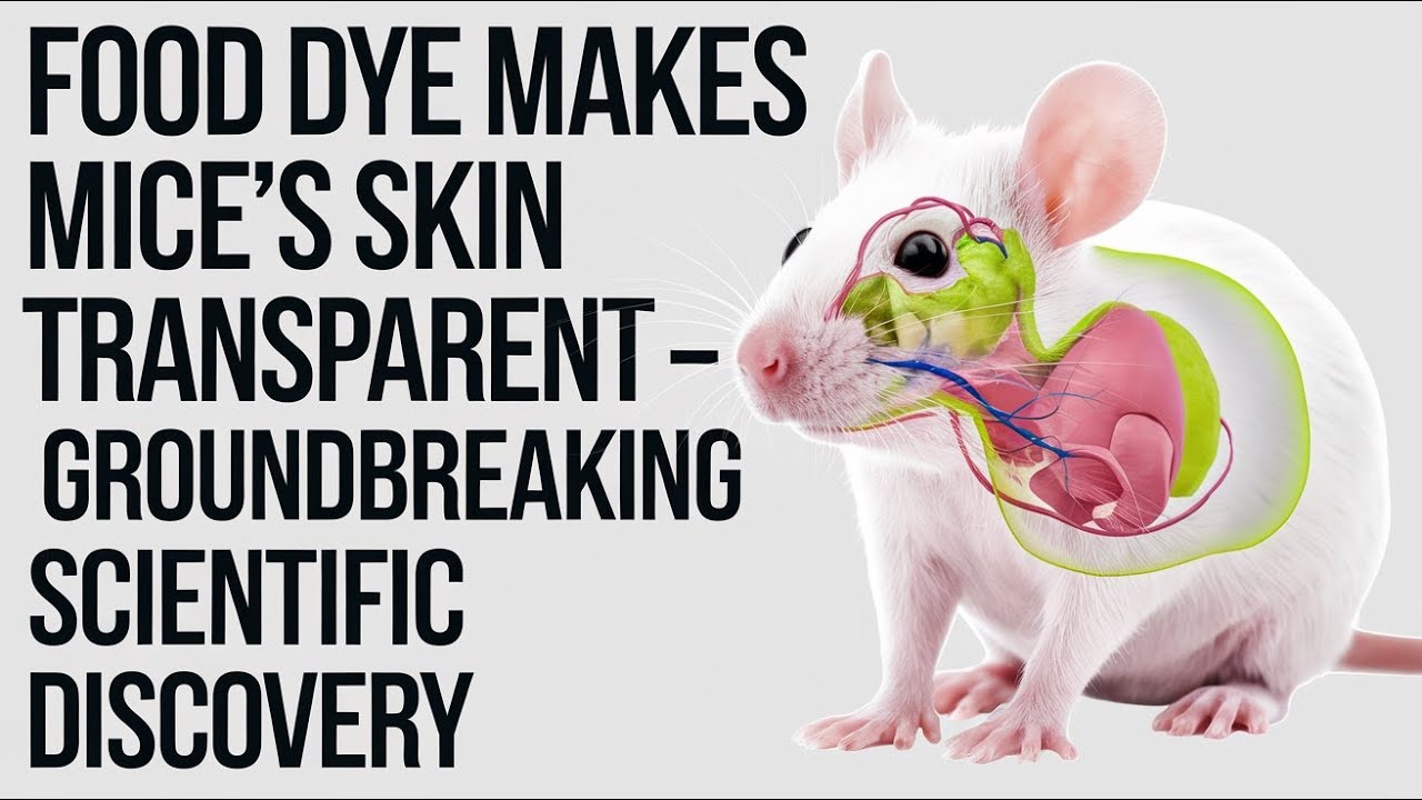 Food Dye Makes Mice's Skin Transparent – Groundbreaking Scientific ...