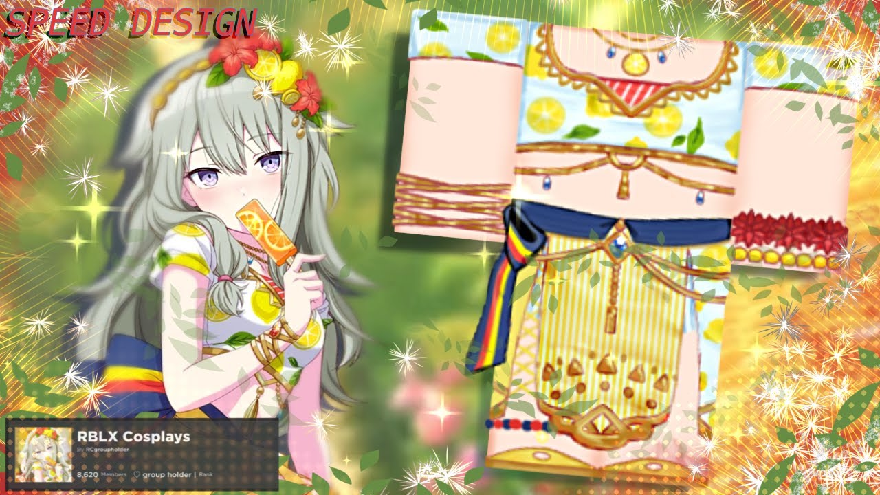 🍋 Nene Kusanagi’s Tropical Getaway Costume | Roblox Speed Design - YouTube