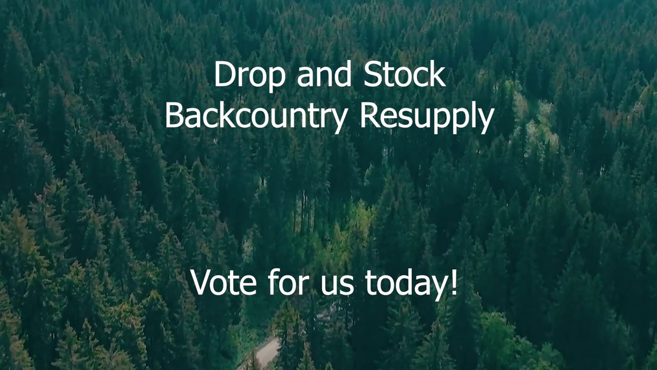 Drop and Stock Backcountry Resupply - YouTube