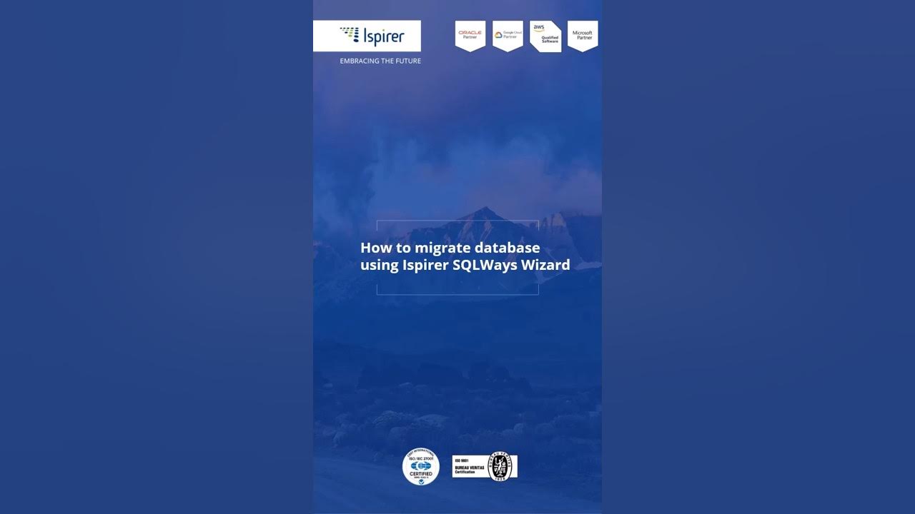 How to Migrate Database Using Ispirer SQLWays Wizard #shorts #databasemigration #tutorial #howto ...