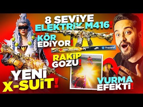 KÖR EDEN VURMA EFEKTLİ M416 GELDİ! YENİ X SUİT GELDİ! HEPSİNİ ALDIK! PUBG Mobile