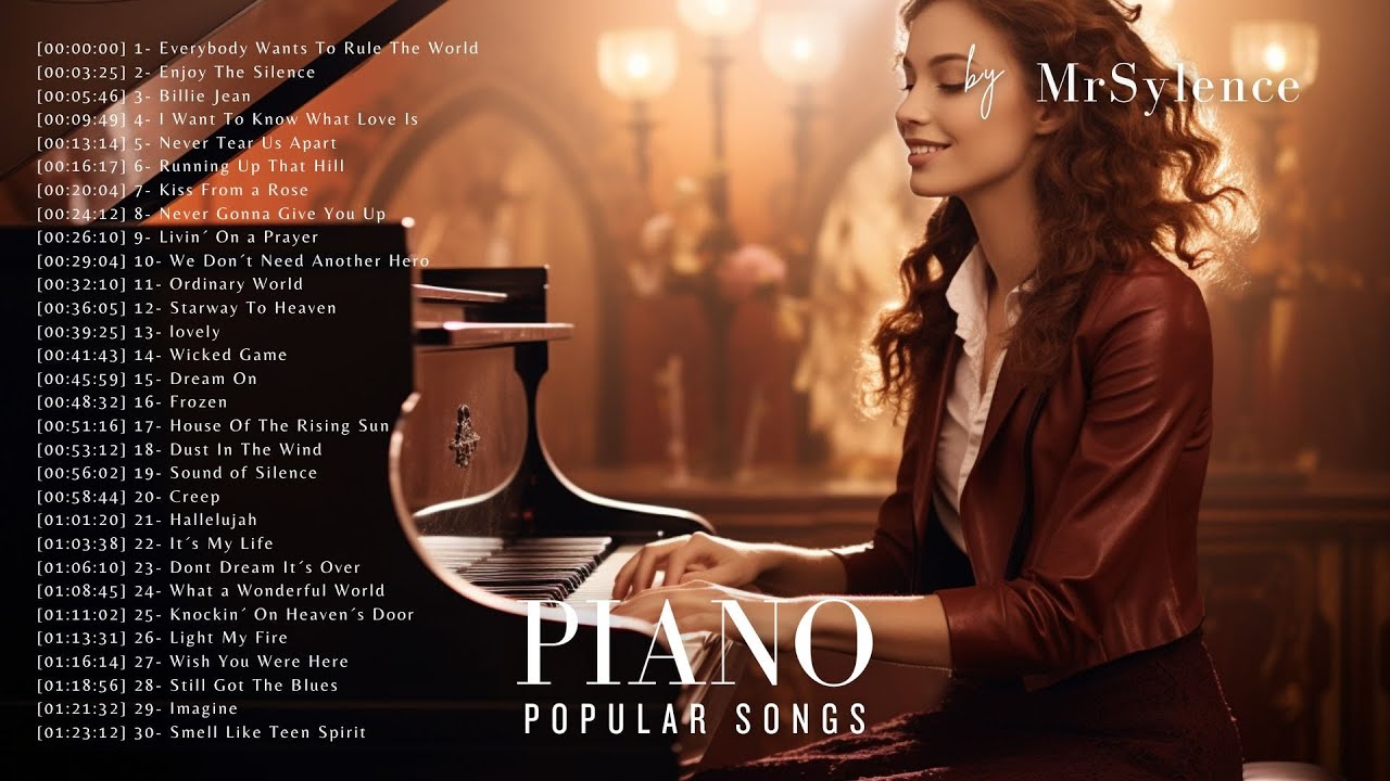 Top 30 Relaxing Piano Covers 2025 by MrSylence - Instrumental Piano ...