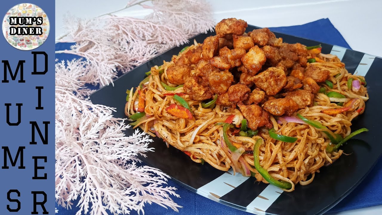 Chinese Noodles With Tender Pop Chicken Recipe BY Mums DINER Hot & Sour ...