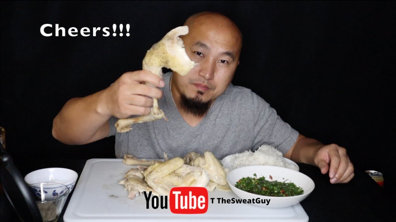 Boiled Chicken ASMR-MUKBANG - YouTube