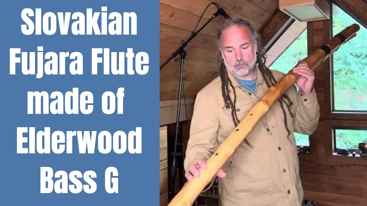 Slovakian Fujara Flute made of Elderwood Bass G - YouTube