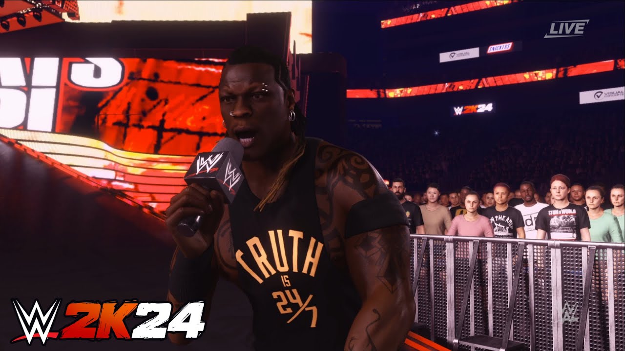 R-Truth WrestleMania Entrance | WWE 2k24 - YouTube