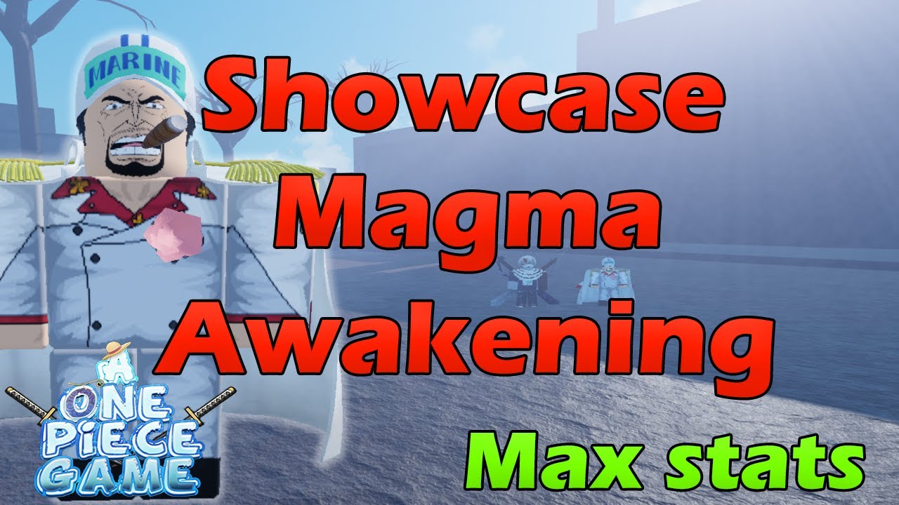 Showcase Magma Awakening | Max stats | AOPG - YouTube