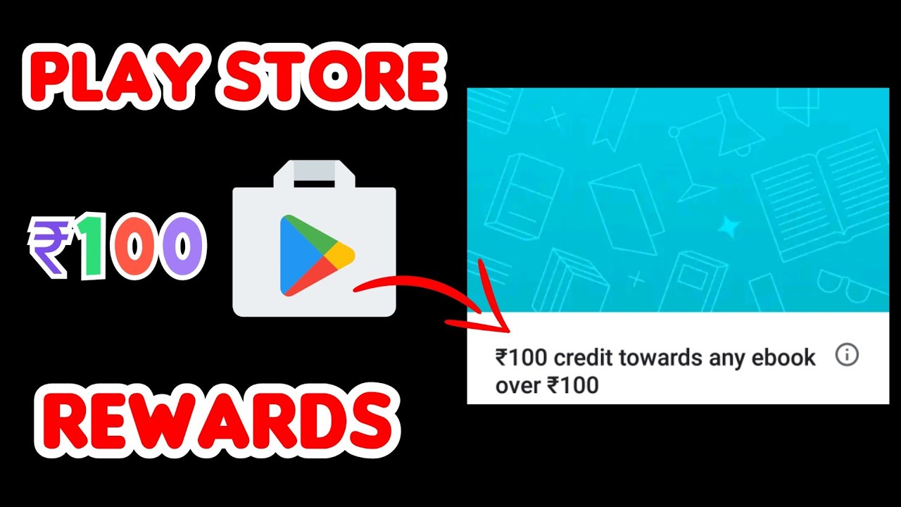 Play Store Rewards How To Use | ₹100 Discount in Ebooks On Play Store ...