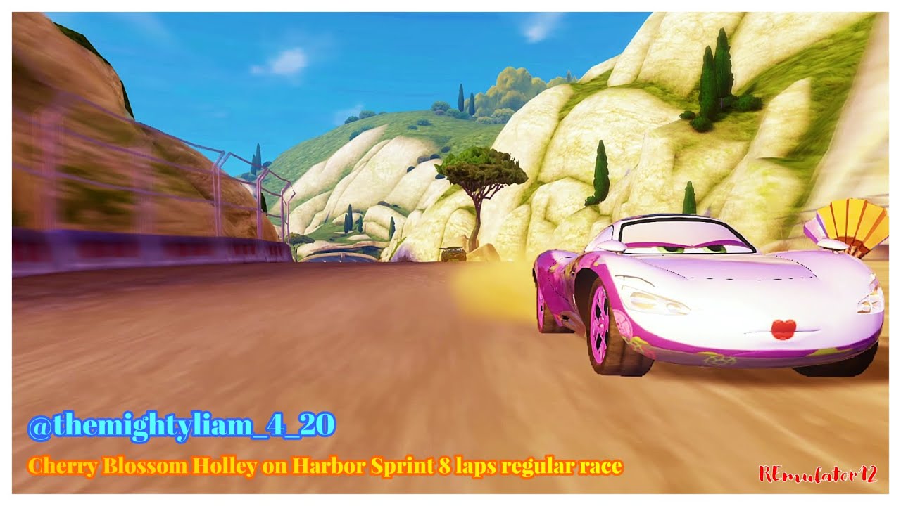 Cars 2 The Video Game | Cherry Blossom Holley - Race Mode | Harbor ...
