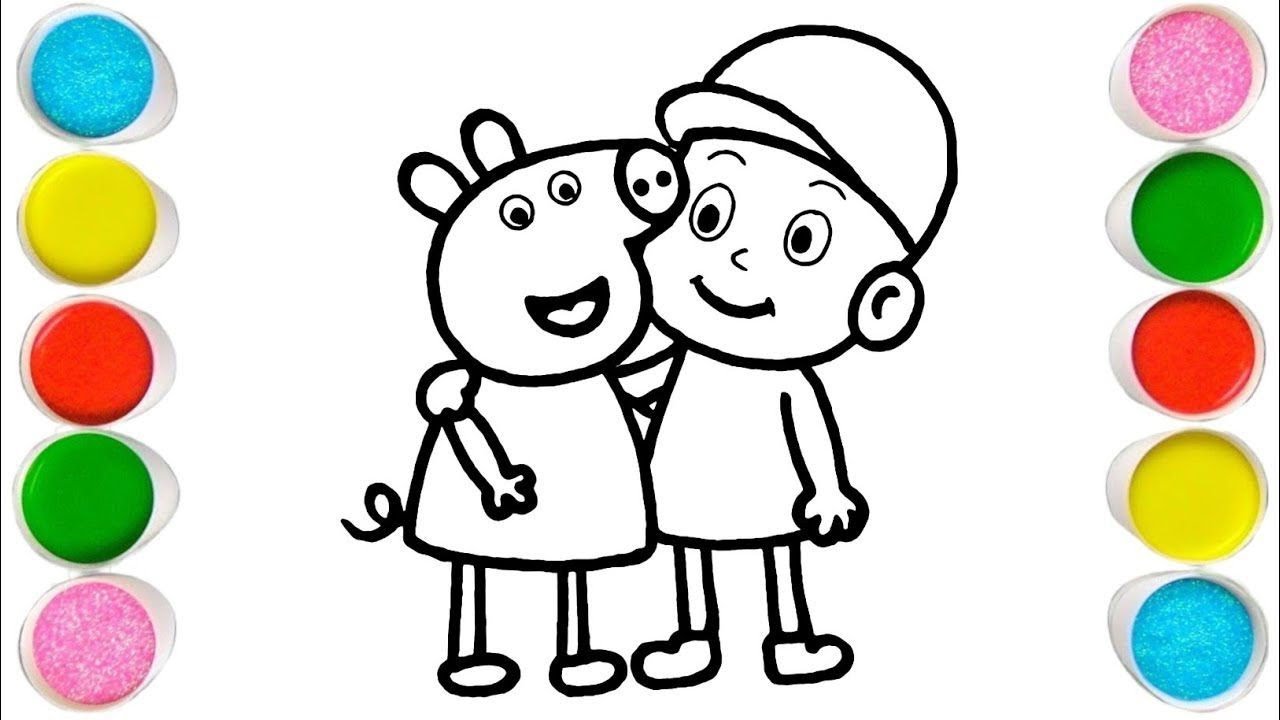 Cute Pocoyo ,pato Drawing for kids, Painting & Coloring for kids ...