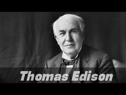 Thomas Edison - Stock Footage - YouTube
