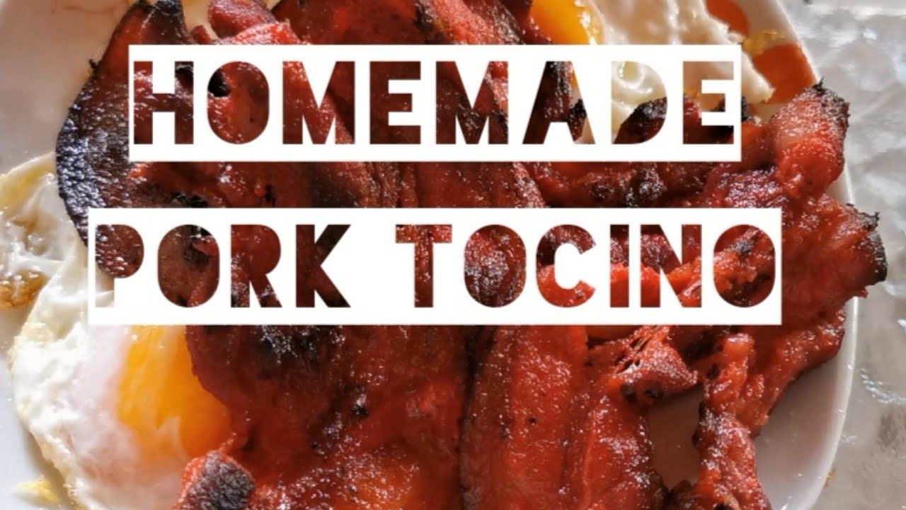 Home made Tocino in Antonio's kitchen - YouTube