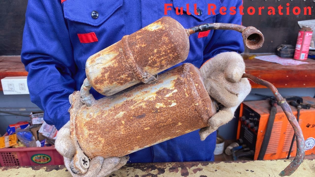 Restoration Heavily Damaged Air Conditioner Compressors - YouTube
