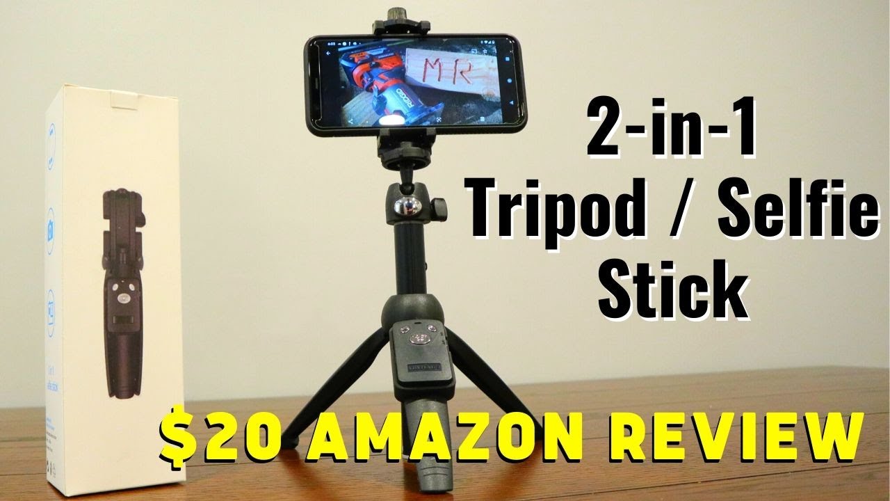 $20 Amazon Review - 3 in 1 Tripod / Selfie Stick that extends 40 ...