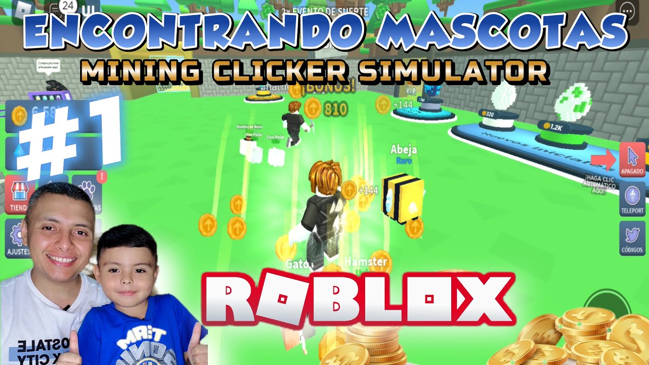 JUGAMOS ROBLOX POR PRIMERA VEZ │Mining Clicker Simulation│PARTE 1 - YouTube
