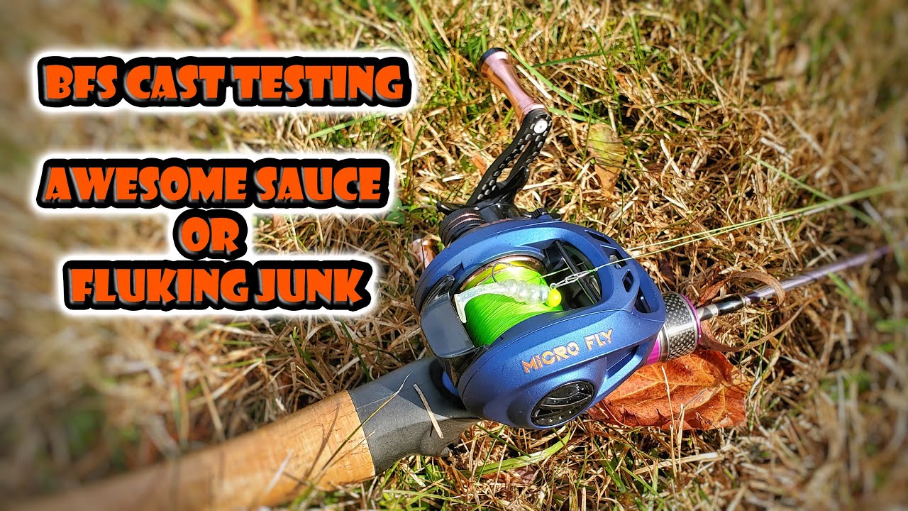 Kingdom Micro Fly MV6 Baitcasting BFS Reel Cast Testing - YouTube