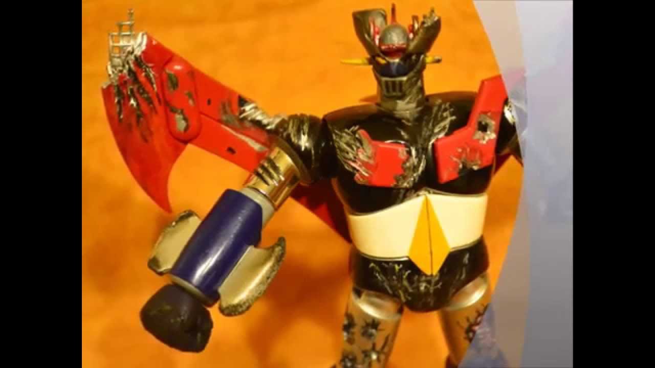 custom damaged mazinger z - YouTube