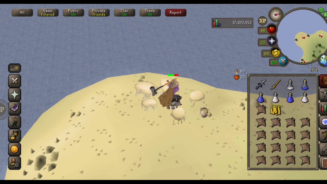 My Pure Progress Build - Hit 75 Attack and 76 Combat - YouTube